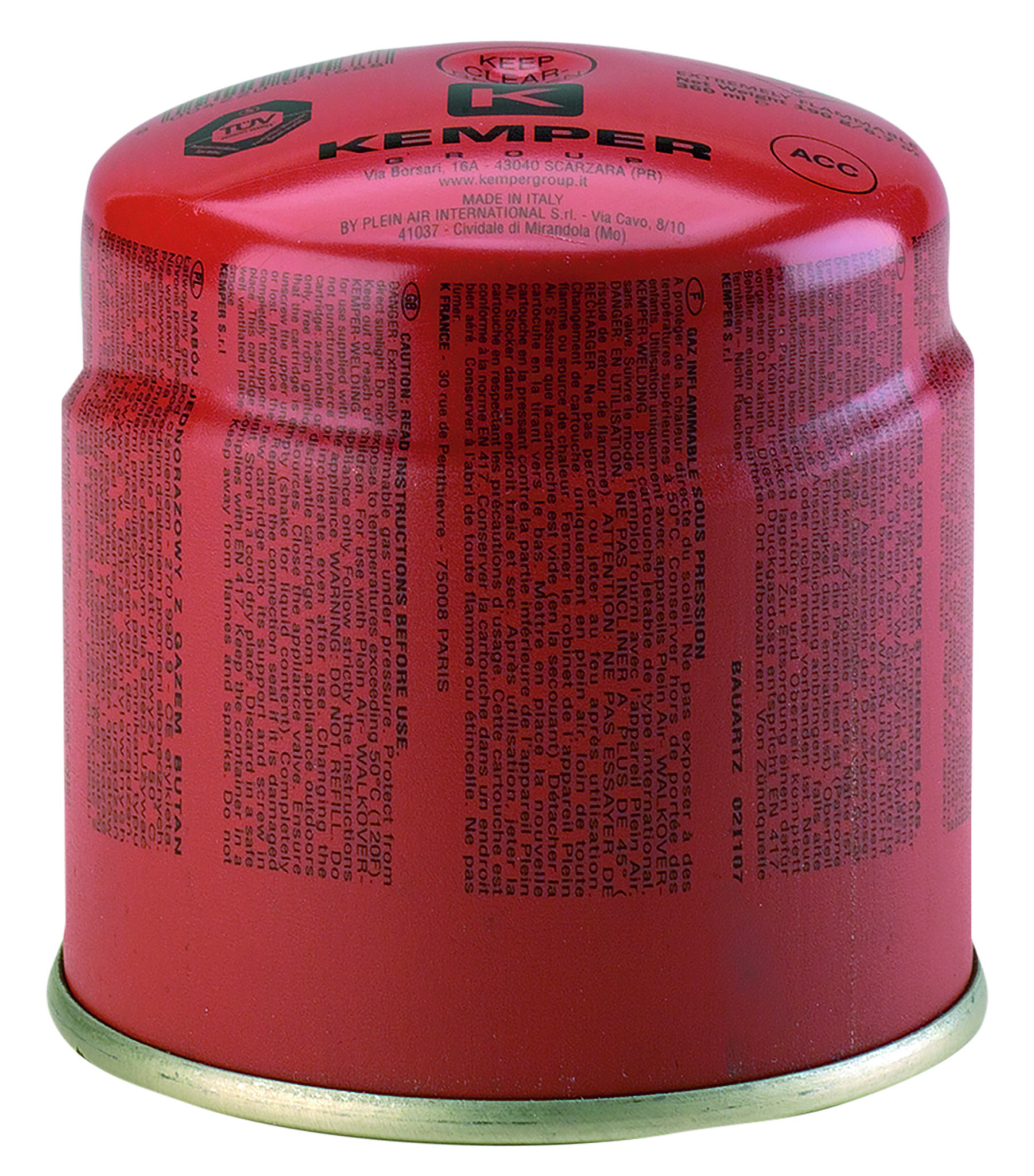 190g Plein Air Butane Pierce Type Canister | Gasmate New Zealand